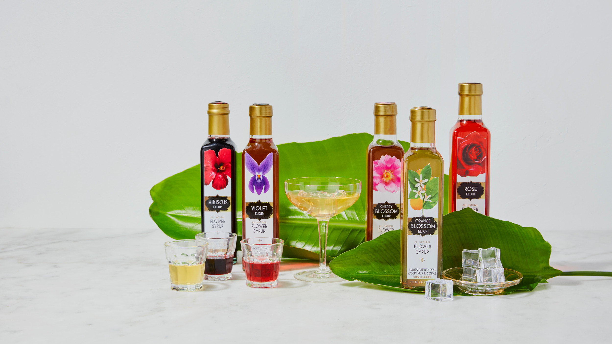 Flower Syrups for Cocktails & Sodas | Floral Elixir Co.