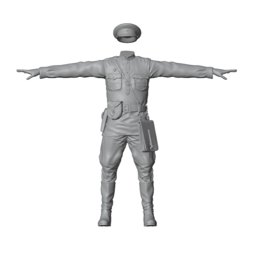90171 Custom Pose USSR Officer | Aladdin Model