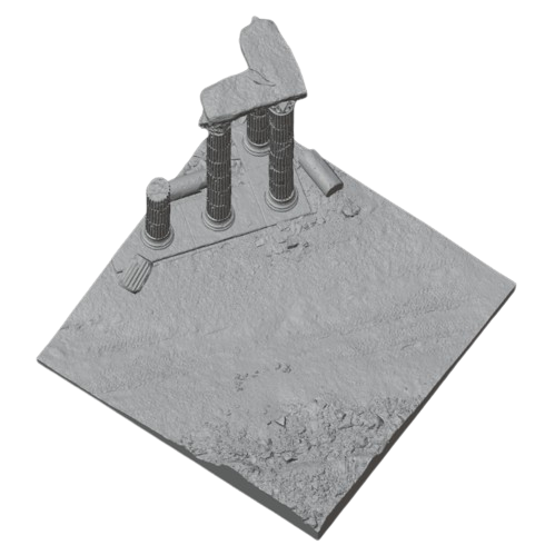 1/72 North Africa Roman Ruins Diorama | Aladdin Model