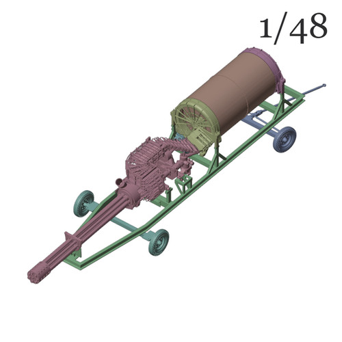1/48 A-10 Warthog Gun (GAU-8 Avenger) | Aladdin Model