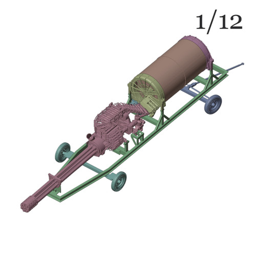 00154 1/12 GAU-8 Avenger (A-10 Warthog Gun) | Aladdin Model