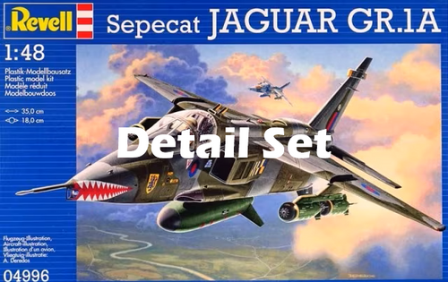 30006 Detail set for Revell 04996 1/48 Sepecat Jaguar GR.1A | Aladdin Model