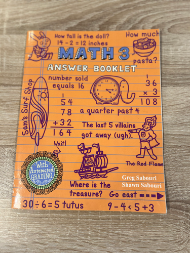 Math 3 Answer Booklet | Commonplace