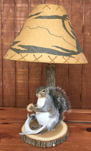Squirrel w/ Lamp & shade | americannatresources