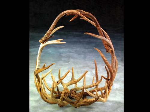 Round Antler Basket | americannatresources