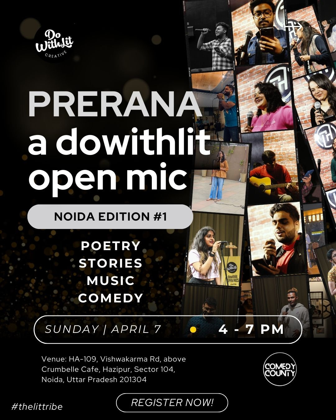 PRERANA: A DOWITHLIT OPEN MIC - NOIDA EDITION #1 | POETRY, STORIES ...