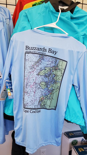 SPF 50 Cape Cod Kayak LS Wicking Tee | capecodkayak