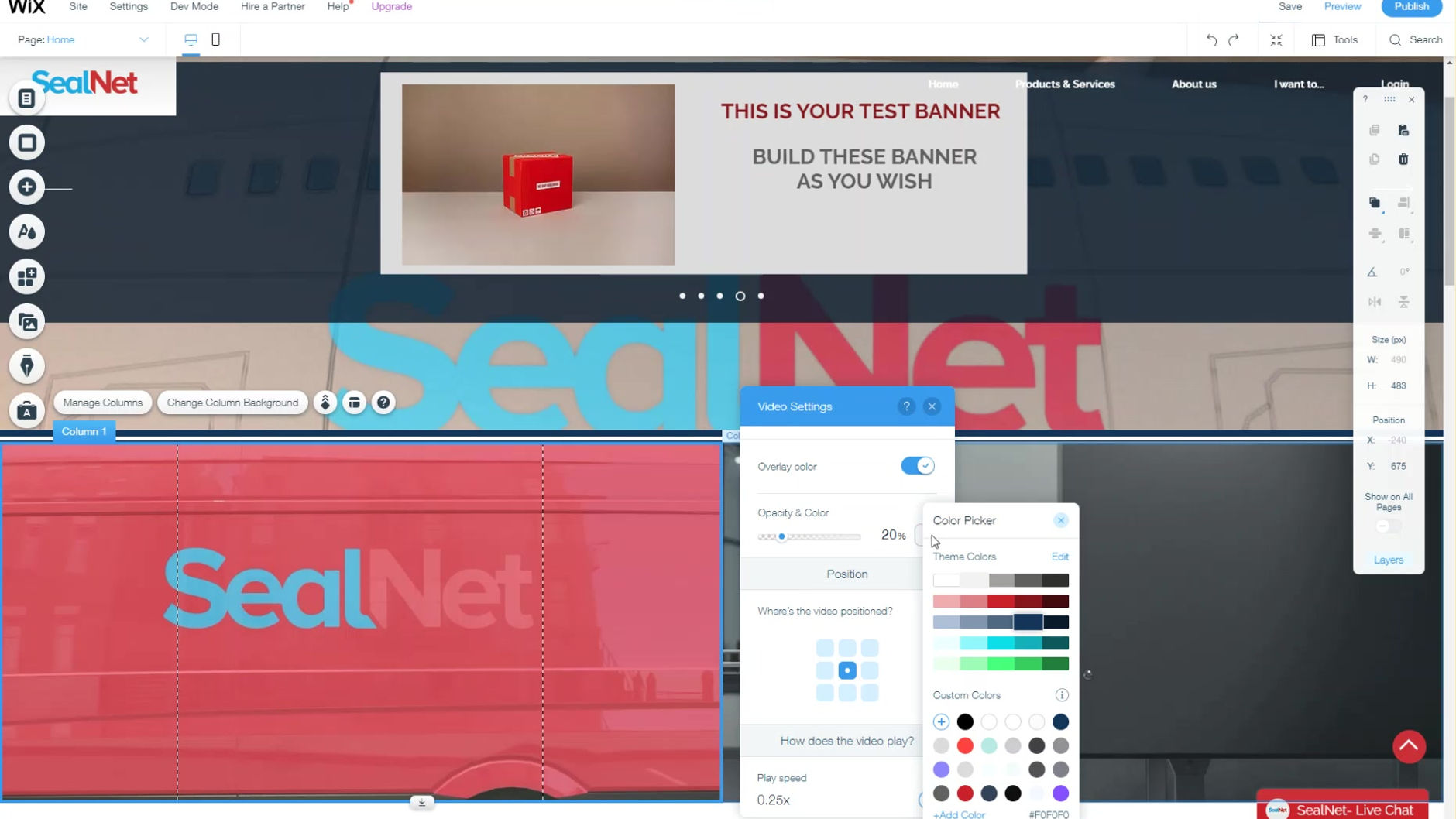 Training Video Sealnet | SealNet