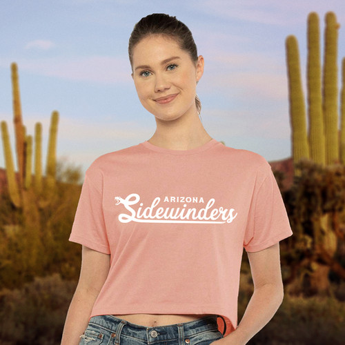 Crop Tee - Script | Arizona Sidewinders