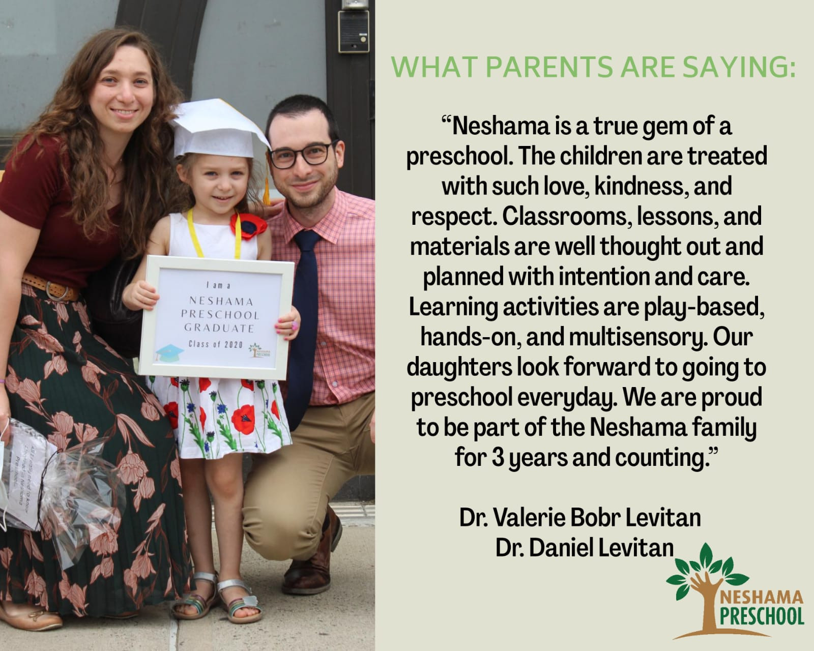 Testimonials | Neshama Preschool