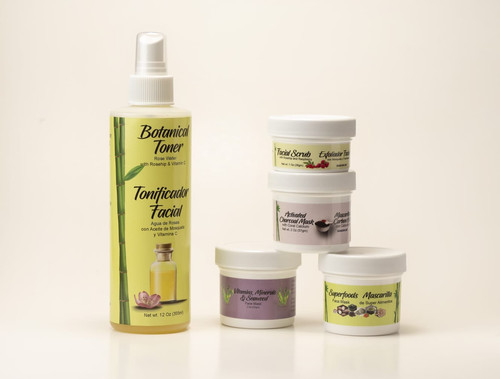 Facial Scrub, Toner and Mask Large Bundle | Bana Spa