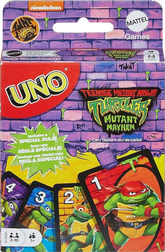 UNO Teenage Mutant Ninja Turtles Mutant Mayhem | Clicksy Uk