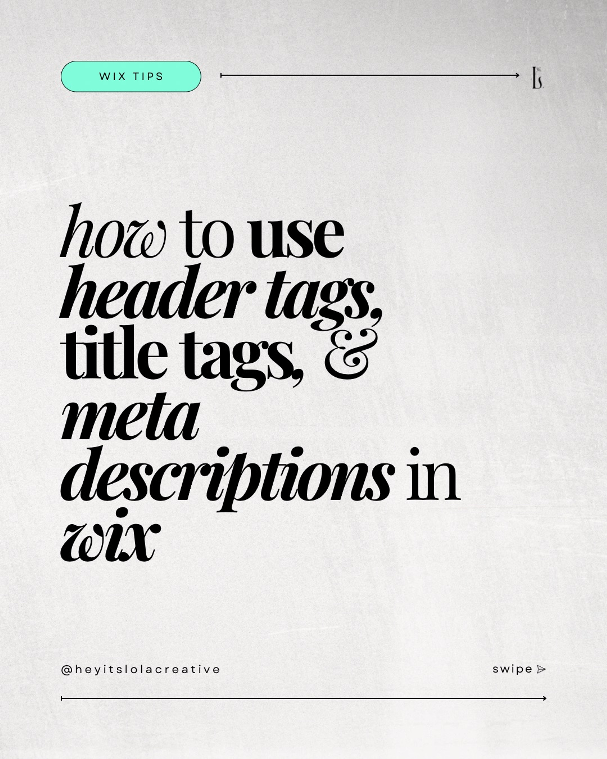 how to use header tags, title tags & meta descriptions in wix