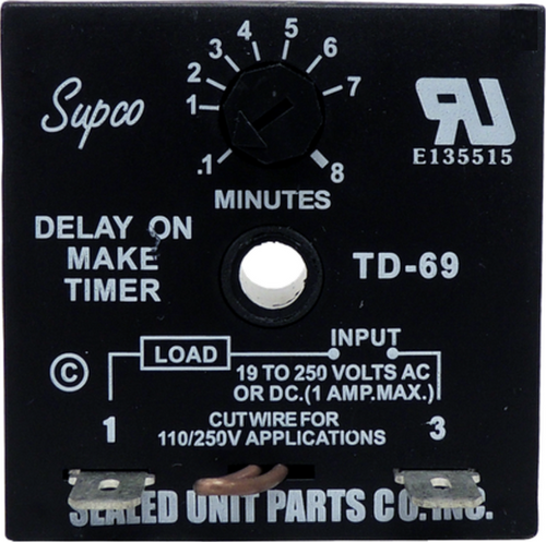 STD69 Supco TD60 Series Time Delay | Haiton HVACR Supplies Australia