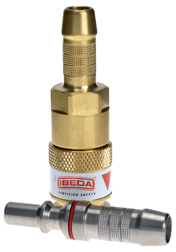 Quick Action Coupler Fuel Gas EN561 Inline 10mm Tail With 10mm Tail Pin ...