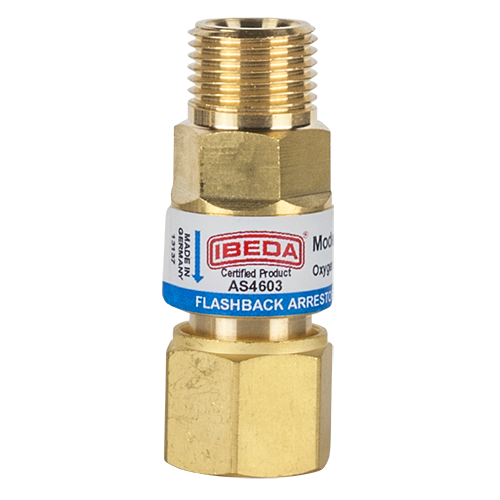 Flashback Arrestor Oxygen Standard Flow Torch End 5/8-18UNF RH - Model ...