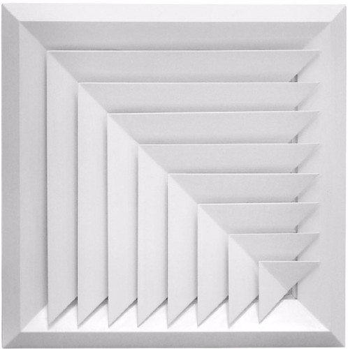 Beveled Edge Diffuser BD2C 300 x 300 (FACE: 410 X 410) W/O Neck Adapter ...