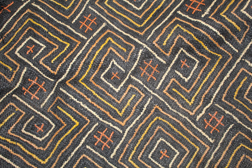 Black Kuba Bakuba Fabric for Hom Decor/ Bakuba Congo Fabric | Masai ...