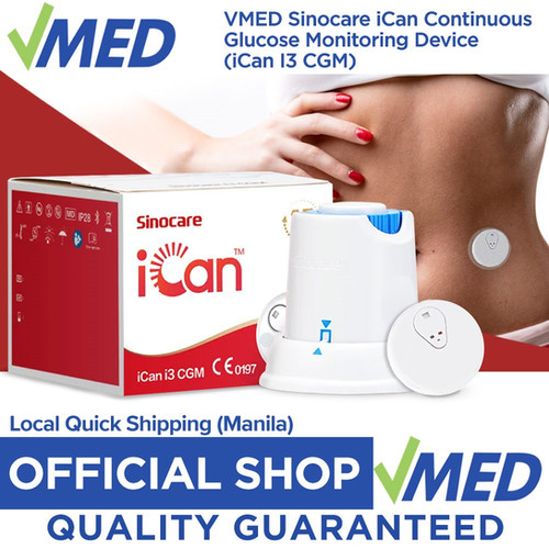 Sinocare iCan Continuous Glucose Monitoring (CGM) Device | VMed Medical