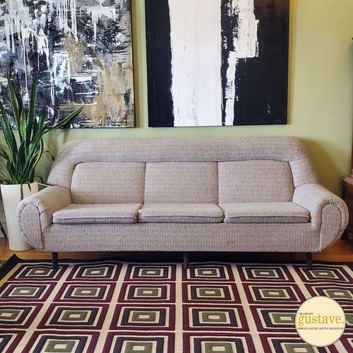 Incroyable canapé 3 places Midcentury Modern | Maison Gustave