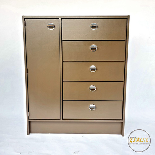 Commode Highboy en bois Treco | Maison Gustave