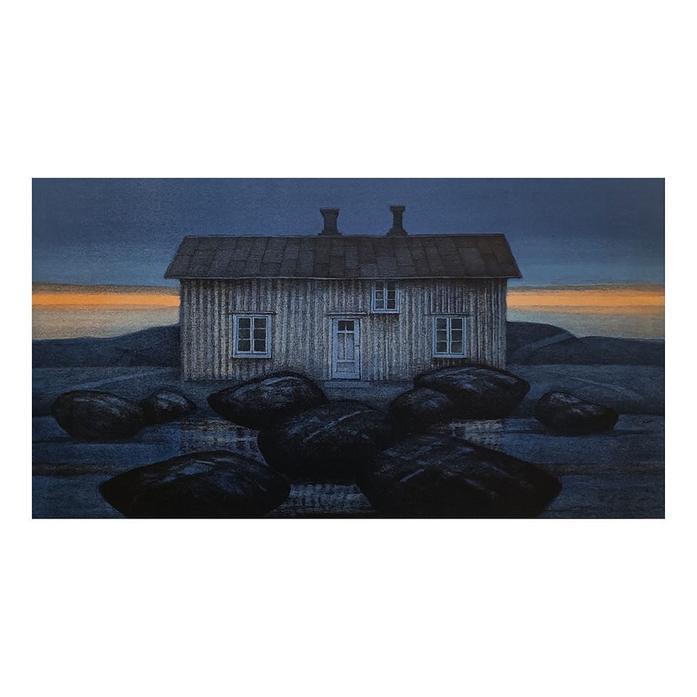 Ventende hus - Eva Harr | Galleri Zink