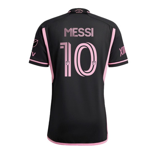 Lionel Messi #10 Adidas Inter Miami Black/Pink Jersey | Champa Bay Jerseys