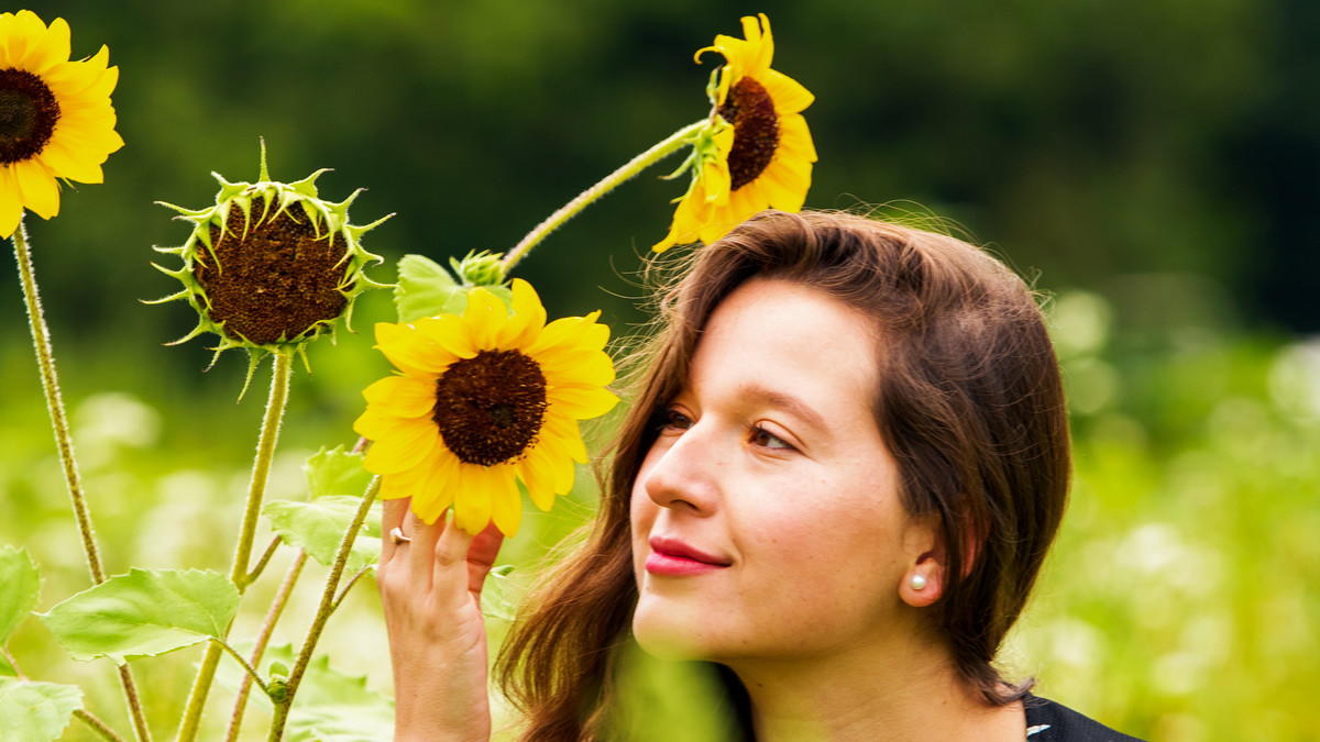 Sunflower Location Photoshoot