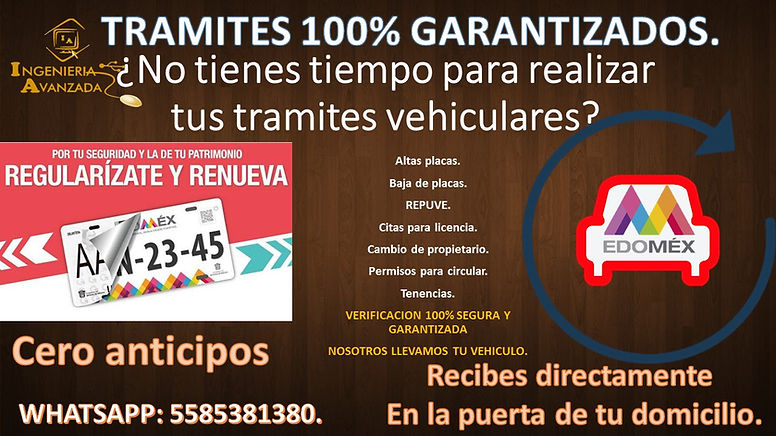TRAMITES VEHICULARES | ingenieria-avanzada