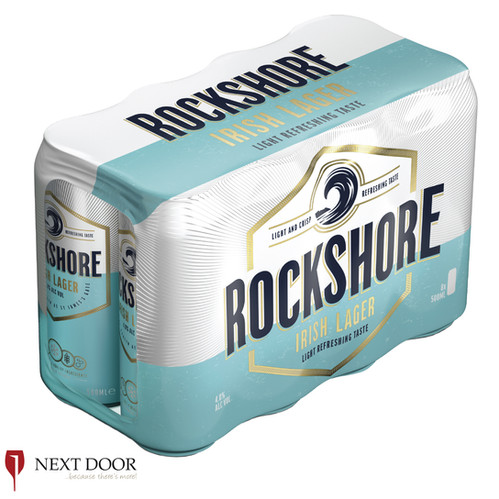 Rockshore Lager 8 X 500ml Can Pack | Next Door Group