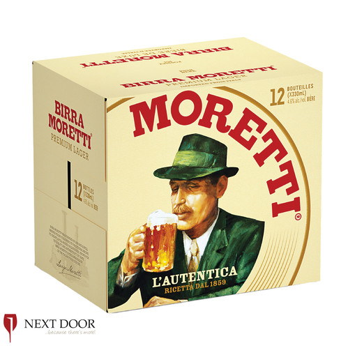 Moretti 12 X 330ml Bottle Box | Next Door Group