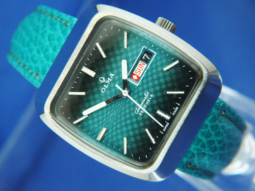 Olma Automatic Watch Swiss 1970s Vintage NOS Cal - ETA 2789-1 , 25 ...