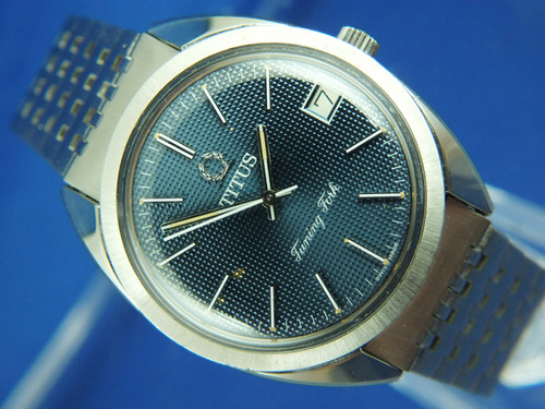 Titus Tuning Fork Electronic F300Hz Watch Vintage 1970s NOS Omega Ref ...