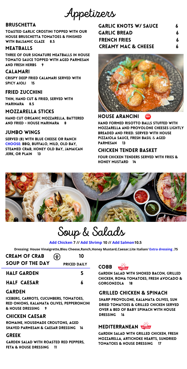 CARRYOUT MENU | Tutto Fresco