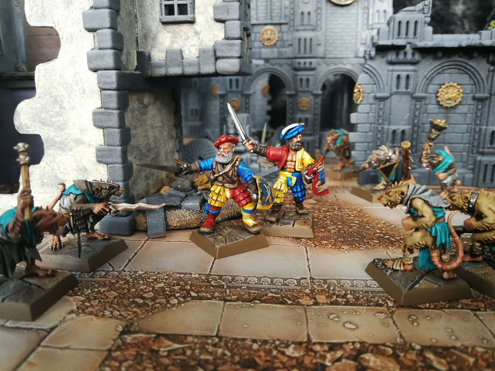 A Mordheim miniature collection