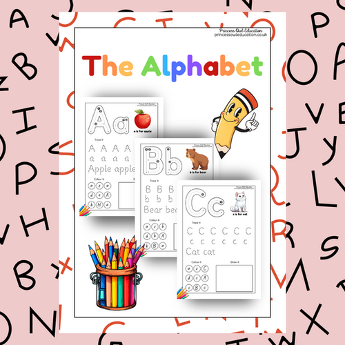 THE ALPHABET - A to Z WORKSHEETS | Castro Learning House
