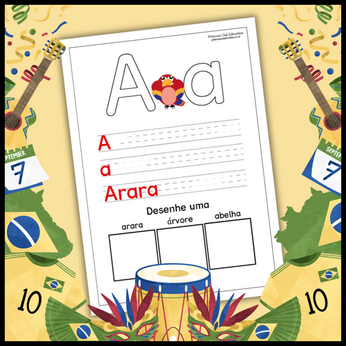 Portuguese Alphabet Tracing Pack – Uppercase & Lowercase Letters ...