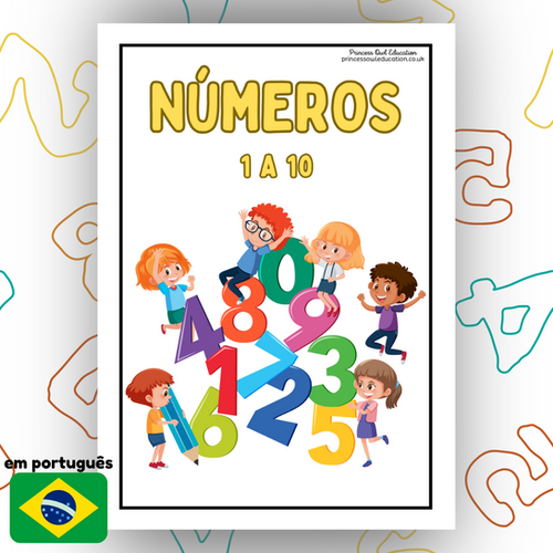 NÚMEROS DE 1 A 10 EM PORTUGUÊS - NUMBERS 1 TO 10 IN PORTUGUESE | Castro ...