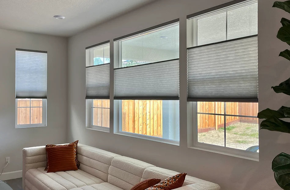 Honeycomb Shades, energy-efficient window treatments.