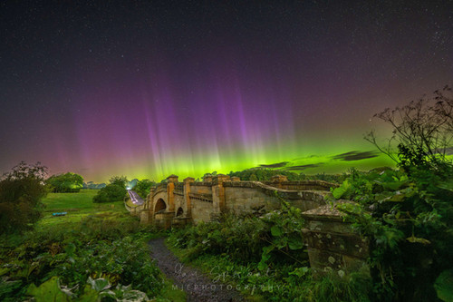 Wallington bridge aurora | MJE PHOTOGRAPHY