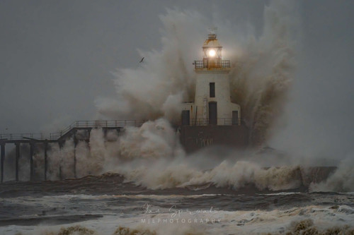 Storm Babet Cambois pier (BLYTH) | MJE PHOTOGRAPHY