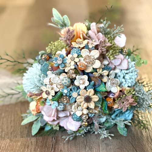 Glass Flower Wedding Bouquet CUSTOM MADE | mysite