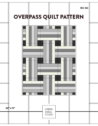 DIGITAL Overpass Quilt PDF Pattern | Urban Dwell Studio
