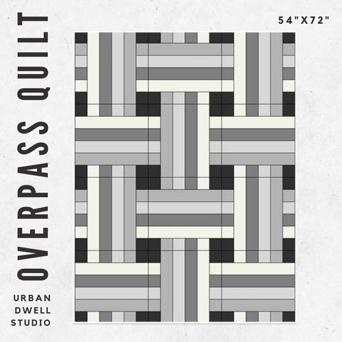 DIGITAL Overpass Quilt PDF Pattern | Urban Dwell Studio