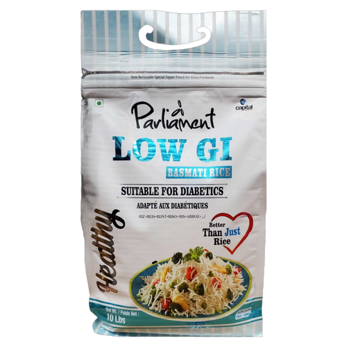 PARLIAMENT LOW GI BASMATI RICE 10LB | Reshmi's Group Inc