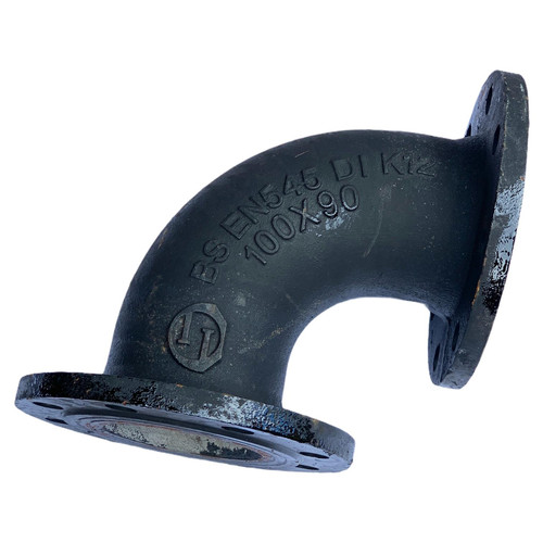 D.I Double Flanged 90 degree Bend | MW Metalware