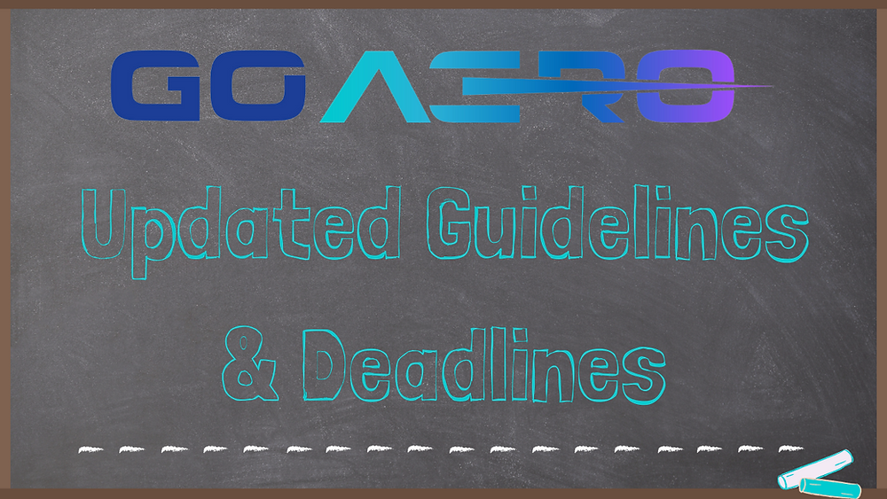 GoAERO Updated Guidelines & Deadlines