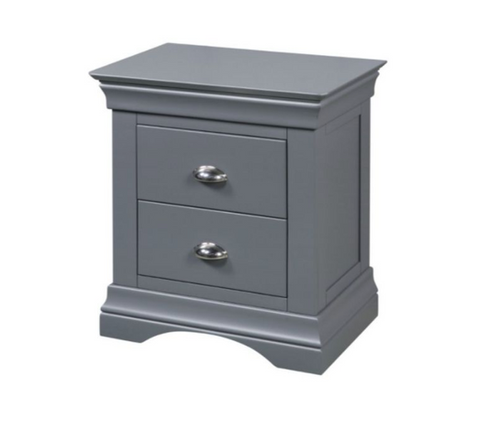 Daniella 2 Drawer Bedside Locker | Mattress Mick Waterford