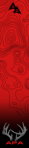 APA ANTLER TOPO SERIES ARROW WRAPS - RED | APA