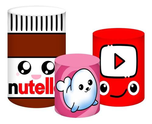 Nutella Themed Cover Cylinders Kit | Cali Backdrop